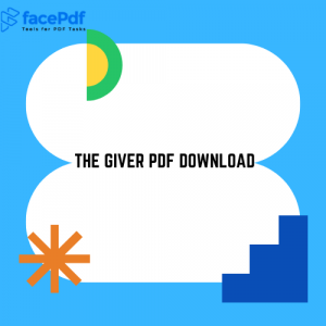 The Giver PDF Download - facePdf